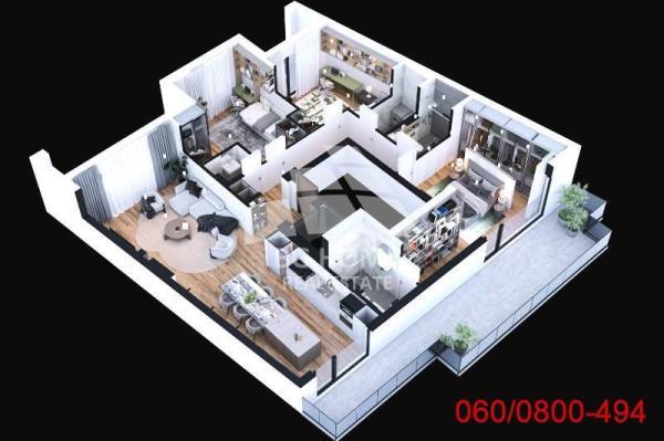 Metohijska, Četvorosoban stan na prodaju, 151m2, 551.671€