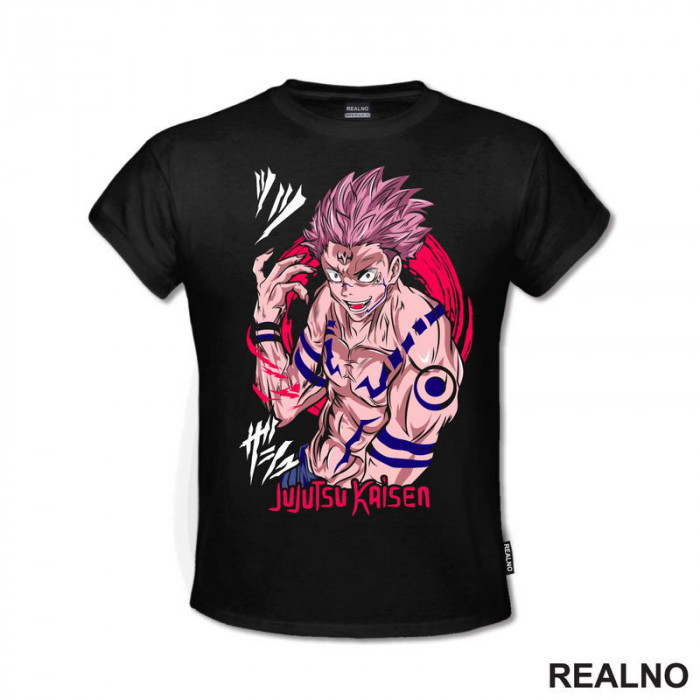 RYOMEN SUKUNA - LOGO - JUJUTSU KAISEN - MAJICA