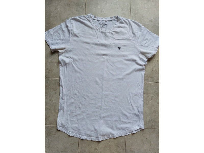 JACK & JONES bela majica XL