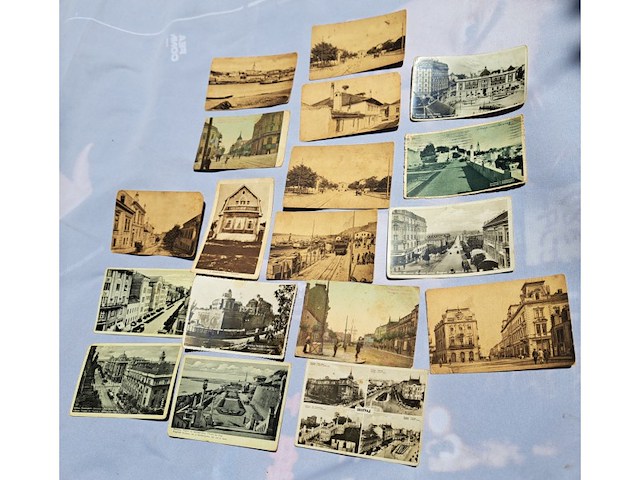 LOT uktra retkih razglednica BEOGRAD Kraljevina 18 KOM