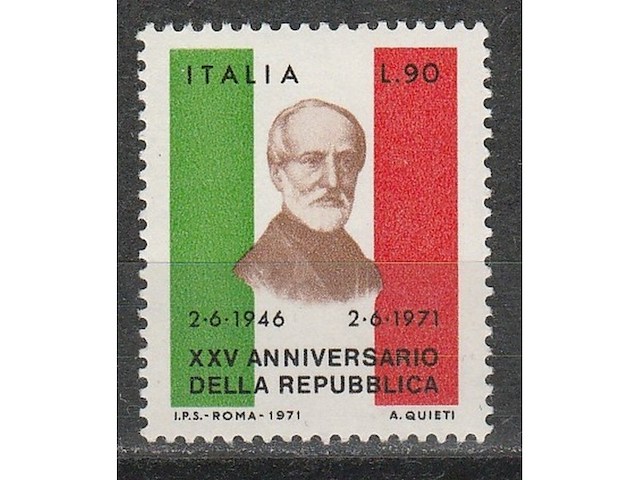 Italy, Italija - Giuseppe Mazzini -1971
