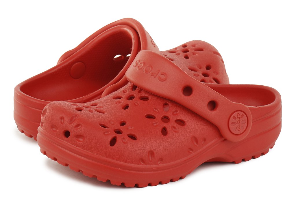 Crocs Zatvorene papuče - Classic Floral Cut Out Clog