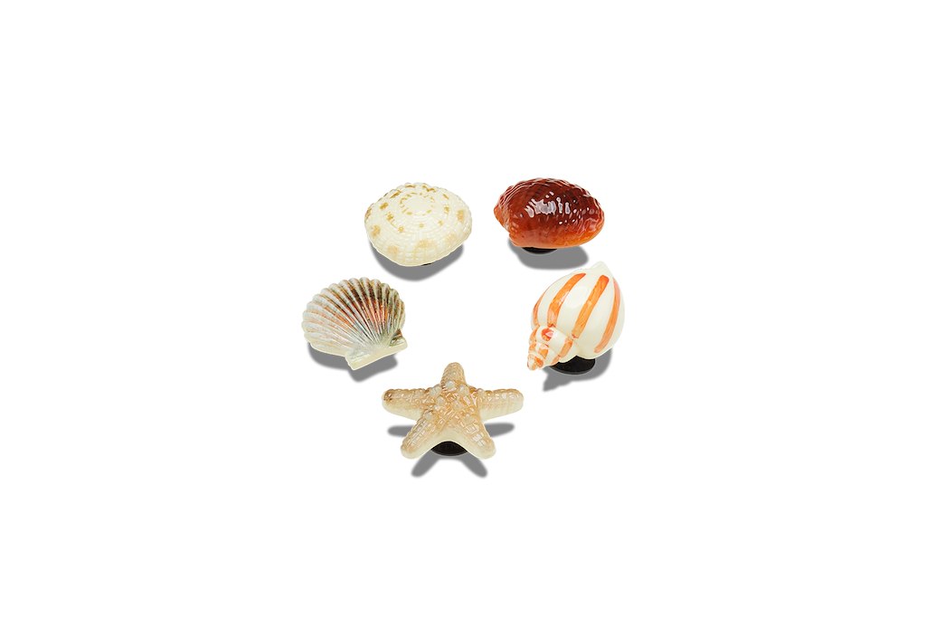 Crocs 
Crocs Jibbitz
- She Sells Seashells 5 Pack