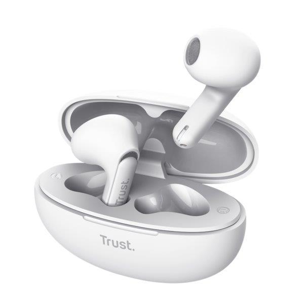 YAVI BT ENC EARPHONES Bele (25173)