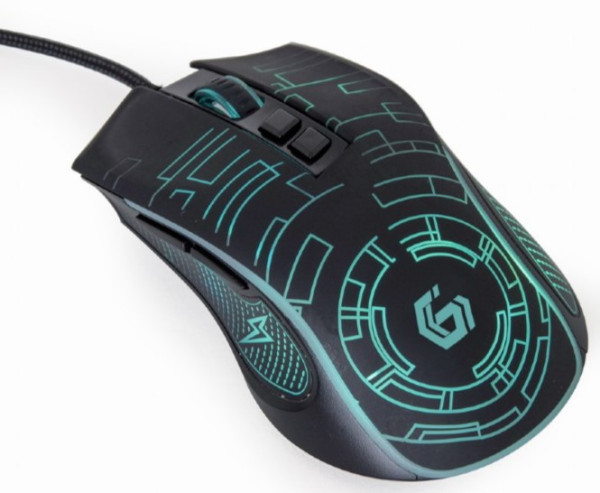 MUSG-RGB-01 Gembird USB LED gaming mis, 1200-3600DPI 7-button 124mm