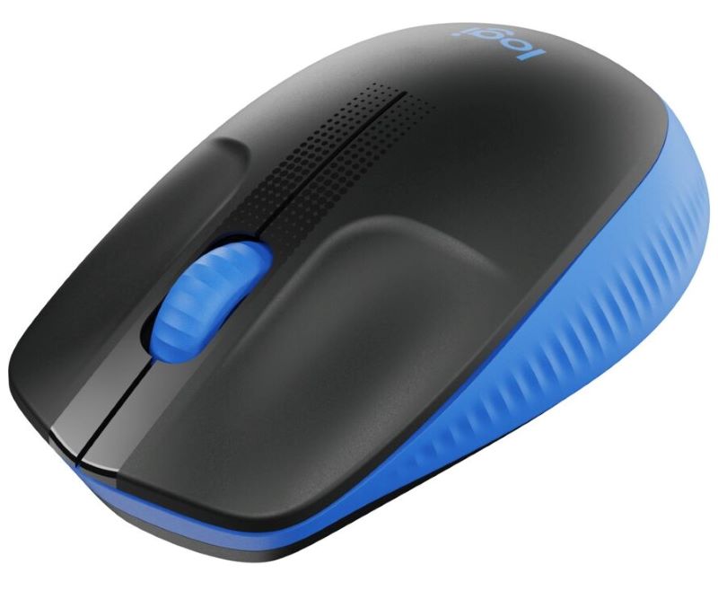 Logitech M190 Full Size Wireless Mouse Blue