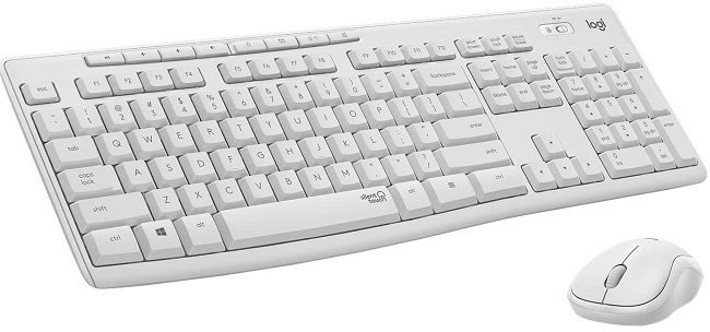 Logitech MK295 Silent Wireless Desktop Off White US
