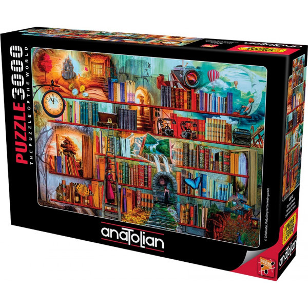Anatolian Puzzle Mystery Bookcase 3000 pcs 149182