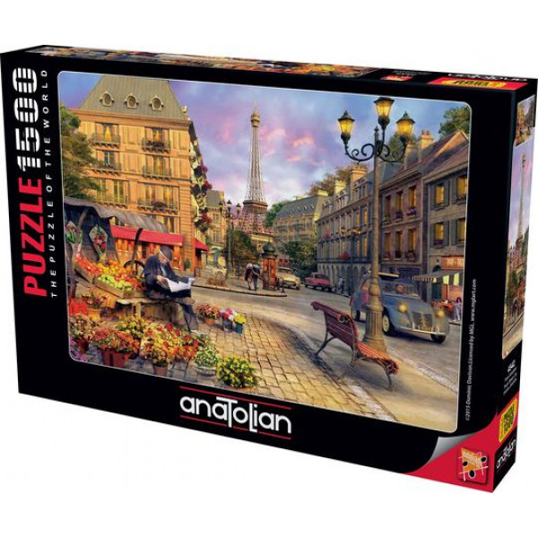 Anatolian Puzzle Paris Street Life 1500 pcs 145429