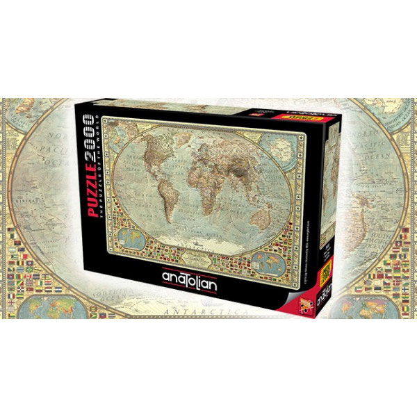 Anatolian Puzzle World map 2000 pcs 139350