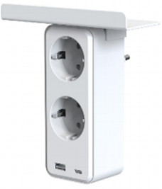 SMART ZIGBEE UTICNICA MARVO HCS310Z RAZVODNIK 2EU+1USB+1USB-C