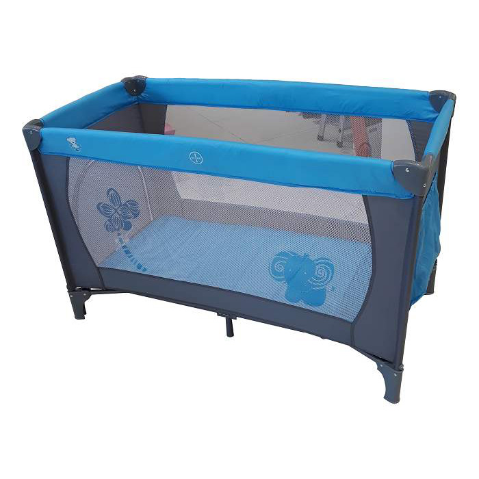 Baby Bear Origin Prenosivi Krevetac 1 Nivo – Sivo/Plavi 8069bv1