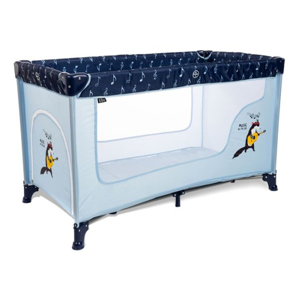 BBO Prenosivi krevetac za bebe 1 nivo Dream&Play Blue BK-065BLUE