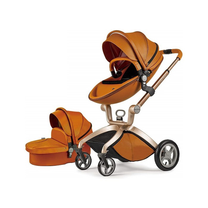 Hot Mom Kolica za bebe 2u1 F22 Brown (sportsko sediste+korpa) F22BROWN