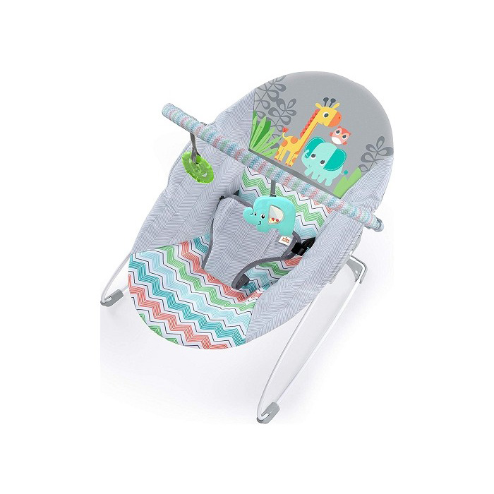 Kids II Bright Starts Ležaljka za bebe Giggle and See Safari SKU11480
