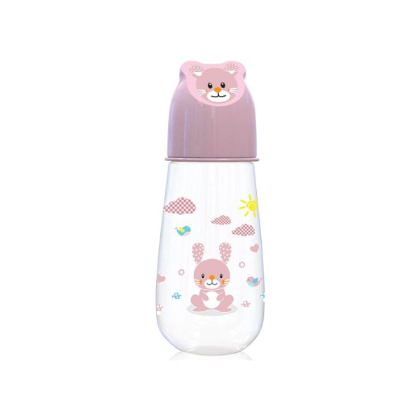 Lorelli Bebi flašica 125ml Animals sa likom Blush Pink 10200750002