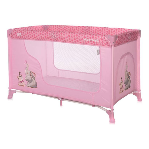 Lorelli Prenosivi krevetac za bebe Moonlight 1 nivo Mellow Rose Fellows (2023) 10080392363