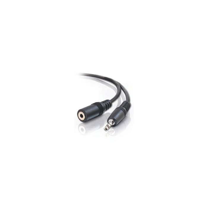 Kabl audio 3.5mm - 3.5mm M/F (produžni) 3m crni