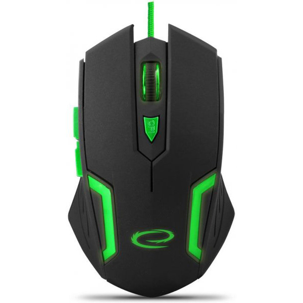 Esperanza Gejmerski optički miš Fighter Green EGM205G