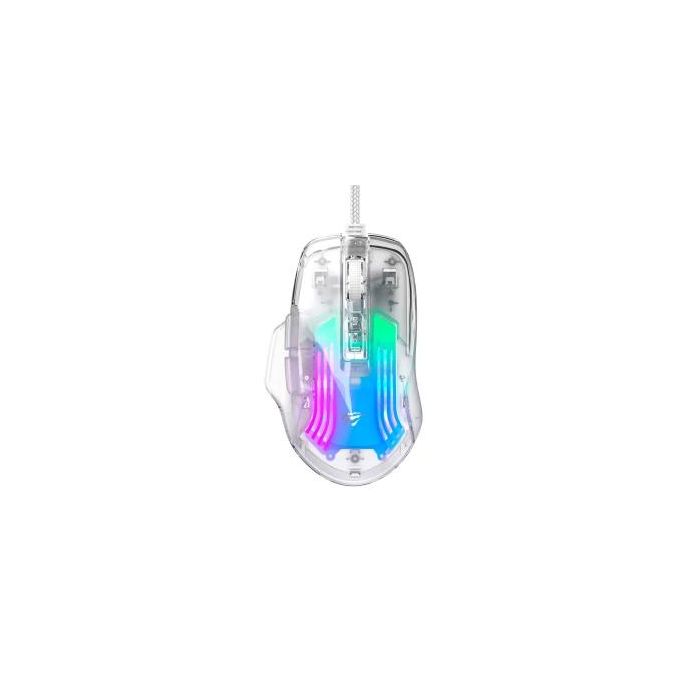 Havit USB miš MS1011SE transparent bela
