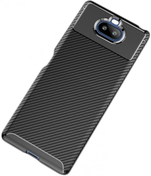 MCTK74-SAMSUNG A41 * Futrola Carbon Fiber Silicone Black (229)
