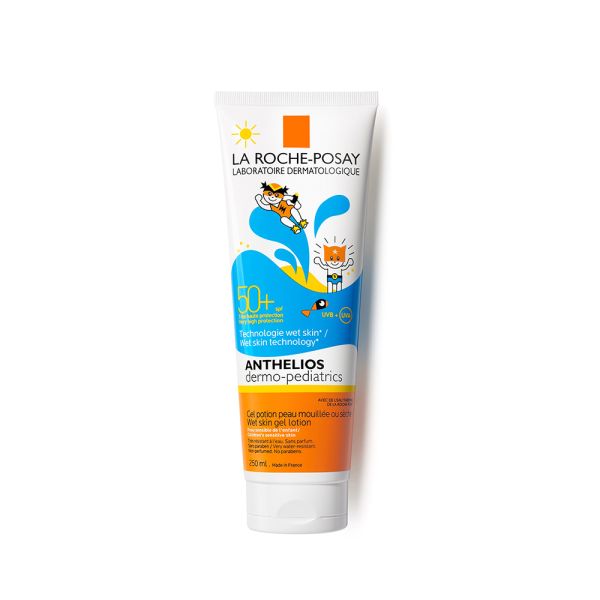 LA ROCHE-POSAY, ANTHELIOS DERMO-PEDIATRICS WET GEL ZA MOKRU ILI SUVU KOŽU SPF50+, 250ml