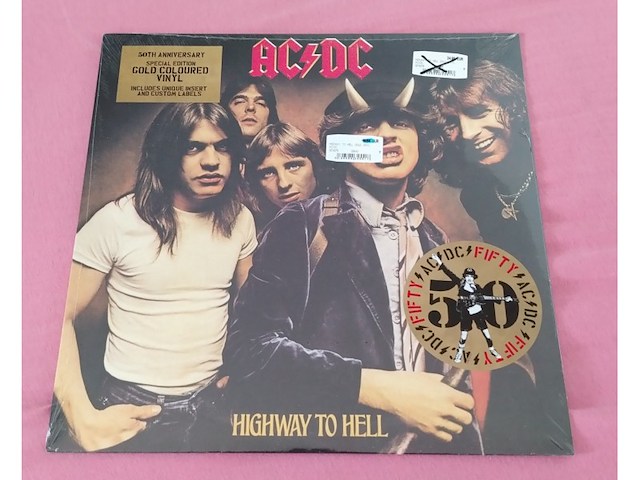 AC/DC - Highway To Hell (LP, 50th Gold, novo)