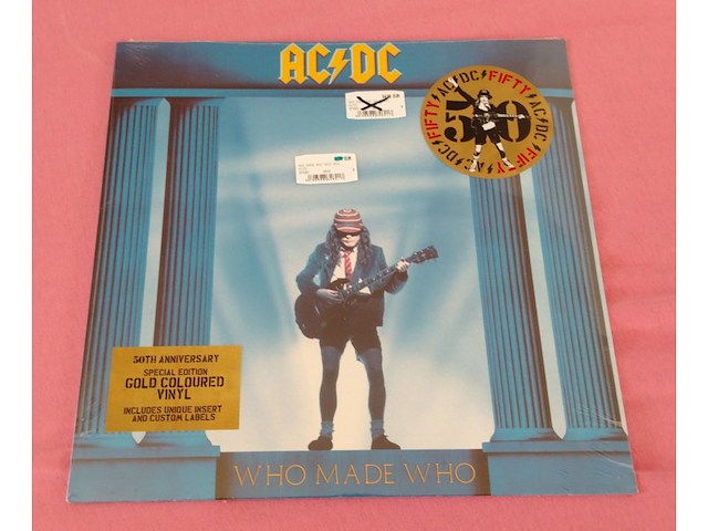 AC/DC - Who Made Who (LP, 50th Gold, novo)