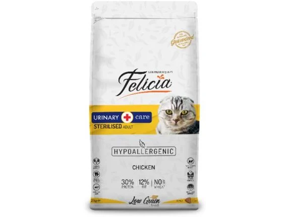 Felicia low grain Hrana za sterilisane mačke-piletina