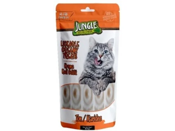 Jungle Kremasta poslastica za mačke 14gr*5 tunjevina/škampi