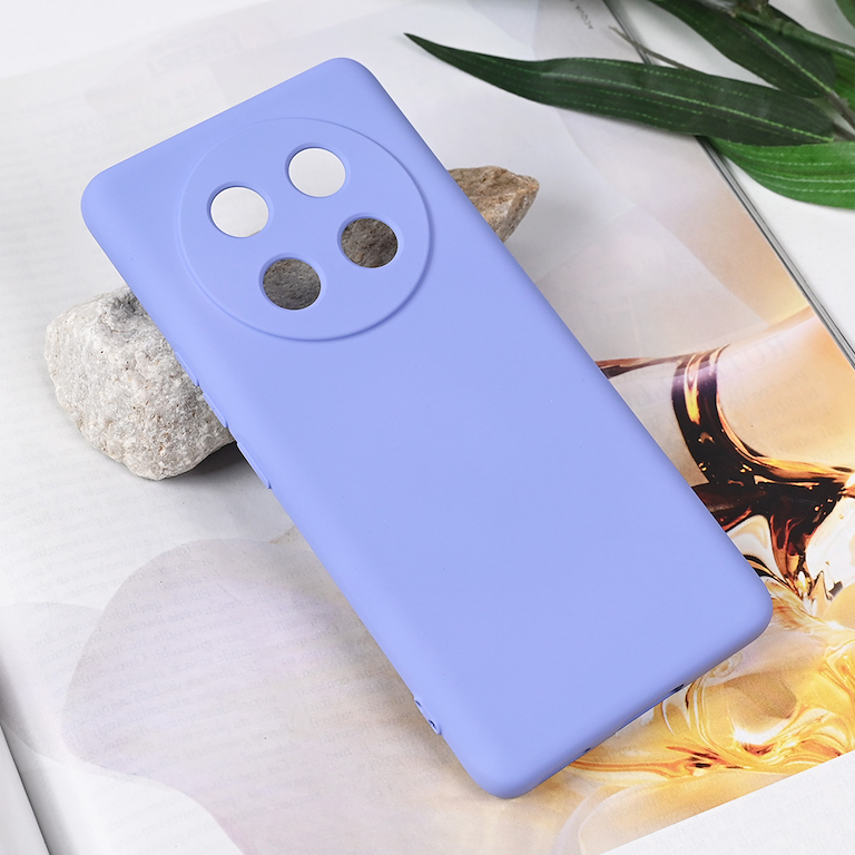 Zastitna maska (futrola) Teracell Soft Velvet - Huawei Honor Magic 7 lite ljubicasta