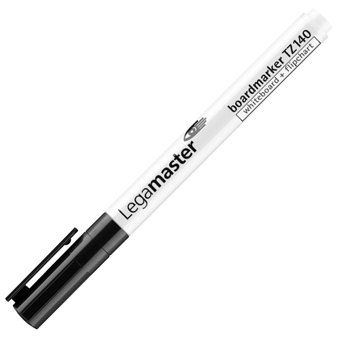 Marker za belu tablu/flipchart okrugli vrh 1mm TZ140 Legamaster 7-114001 crni