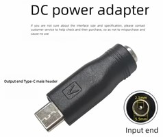 ADAPTER 5,5x2,1 - USB TYPE-C