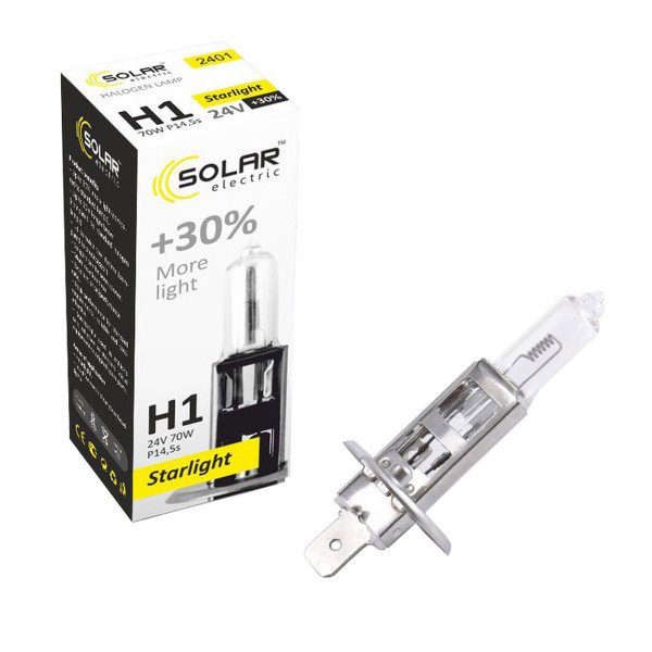 SIJALICA 24V H1 55W P14,5S STARLIGHT +30% VIŠE SVETLA,3700K