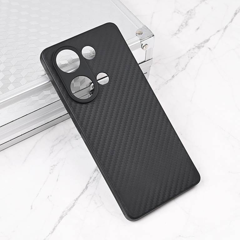 Futrola Carbon fiber za Xiaomi Redmi Note 14S (EU) crna