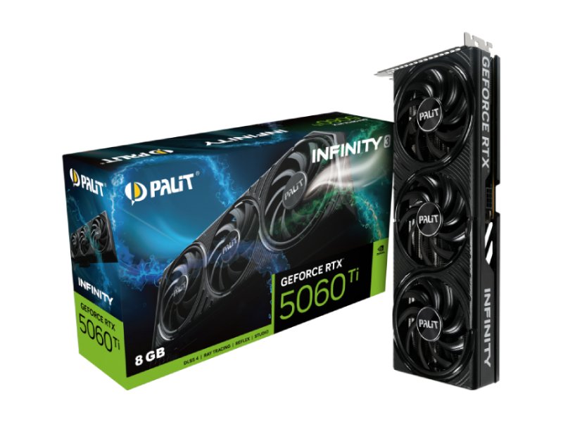 PALIT NVIDIA GEFORCE RTX 5060 TI 8GB 128BIT RTX 5060TI INFINITY 3 GRAFIČKA KARTA