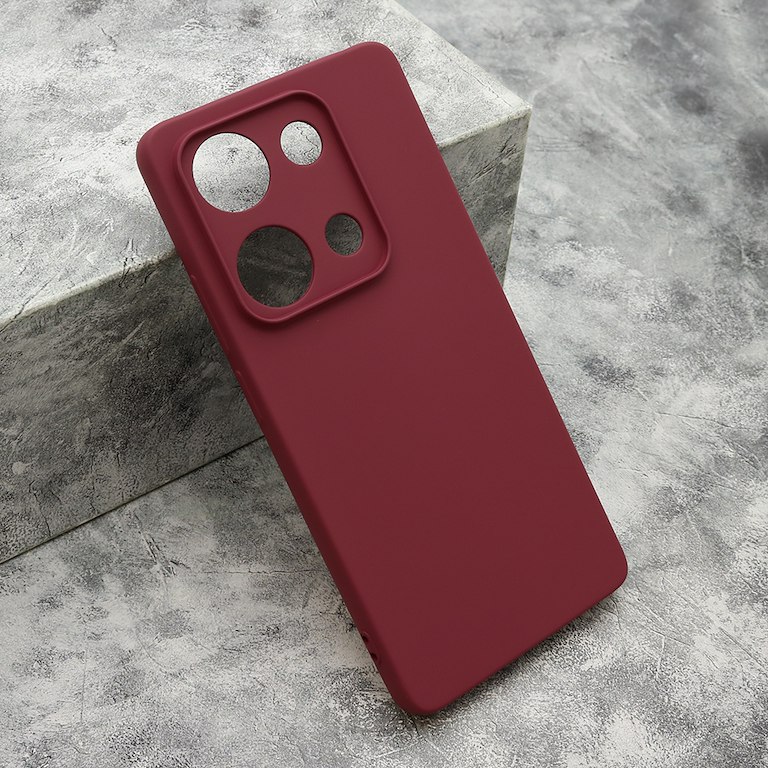 Zastitna maska (futrola) GENTLE COLOR - Xiaomi Redmi Note 14S 4G bordo (MS)