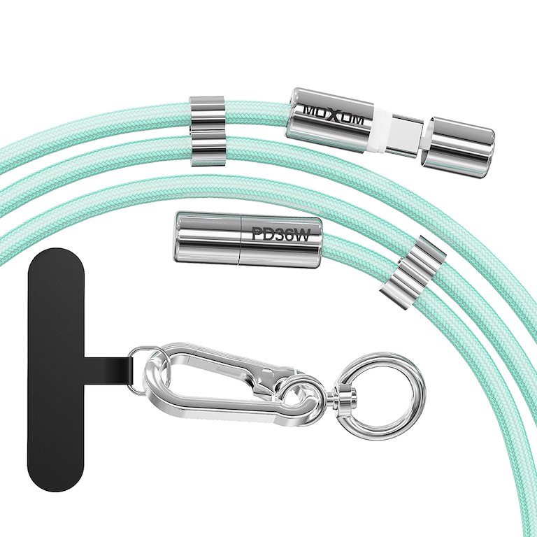 USB data kabl Moxom MX-CB313 Type-C to Lightning strap plavi (MS)