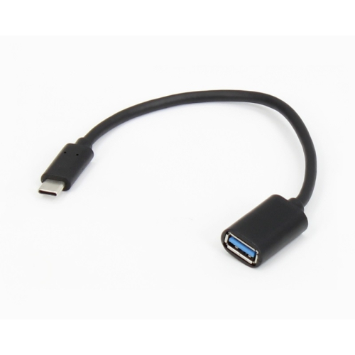 Adapter USB 3.0 (F) - USB 3.1 Tip C (M) - OTG 0.15m crni