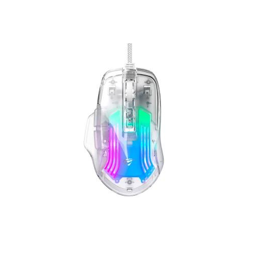 Havit USB miš MS1011SE transparent bela