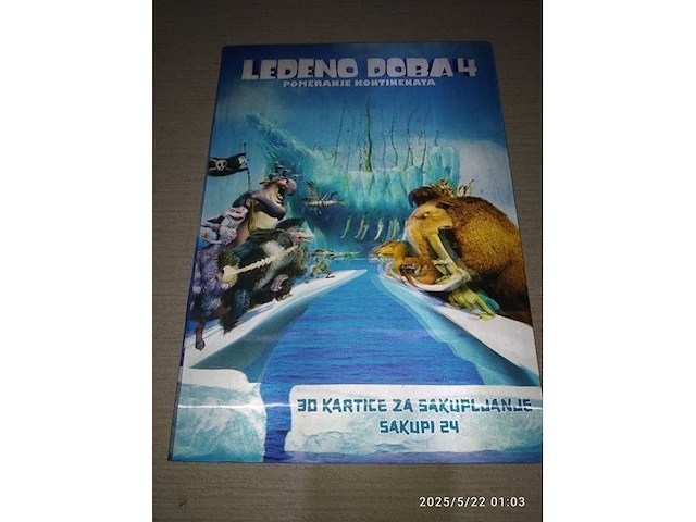 Ledeno Doba 4 Album sa 3D karticama PUN 2
