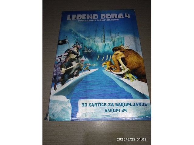 Ledeno Doba 4 Album sa 3D karticama PUN