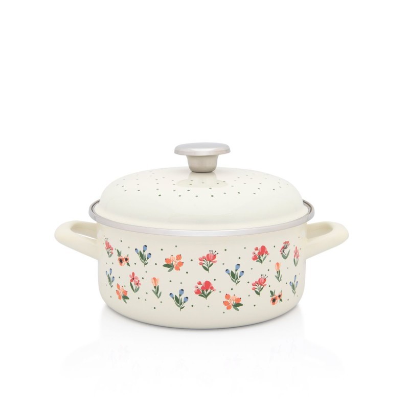 Metalac plitka šerpa CVETNE RADOSTI 20cm/2,75lit
