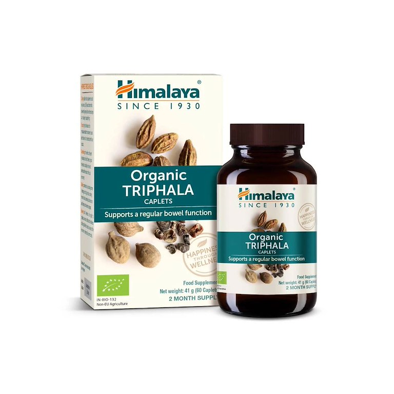 Himalaya® Organic Triphala 688 mg 60 Kapsula; za Varenje