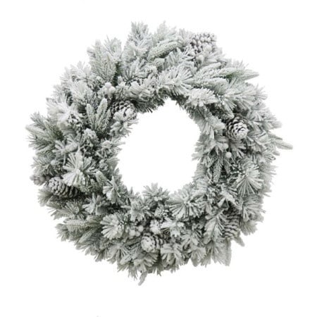 Božićni venac za vrata, sneg, 30 cm ( 41-117000 )