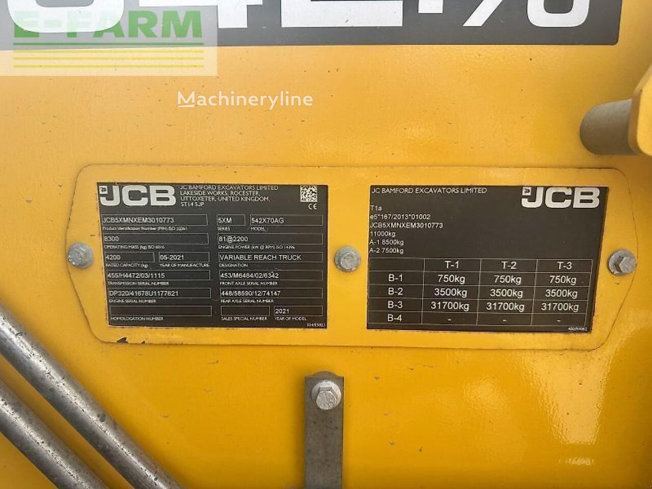 JCB 542-70 teleskopski prednji utovarivač