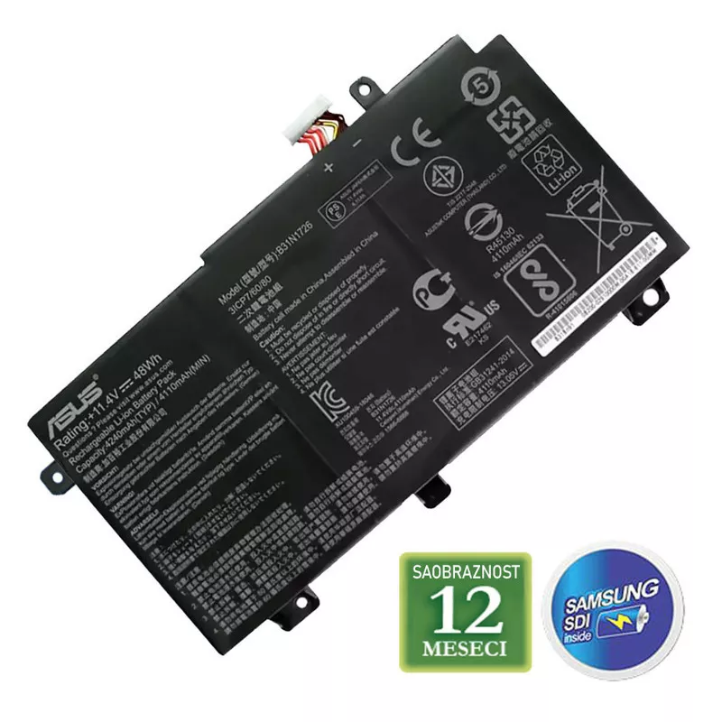 Baterija za laptop ASUS TUF Gaming FX505 / B31N1726 11.4V 48Wh / 4840mAh ( krata