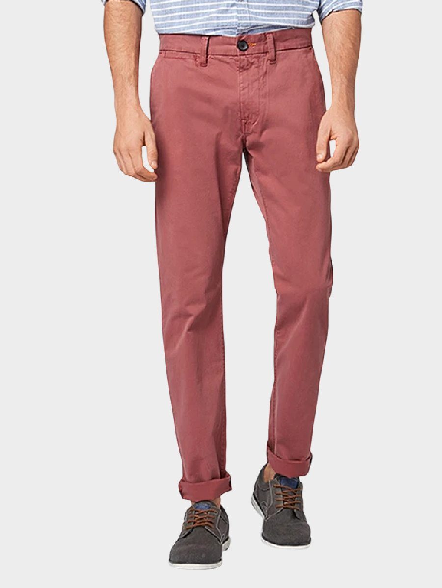 TOM TAILOR MUŠKE PANTALONE CRVENE 1007936 16520