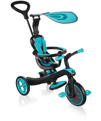 Globber Explorer tricikl i balanser za decu 4 u 1 Blue