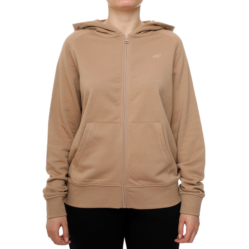 ŽENSKI DUKS SA ZIPOM I KAPULJAČOM 4F SWEATSHIRT